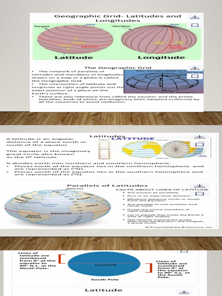 Latitudes and Longitude | PDF