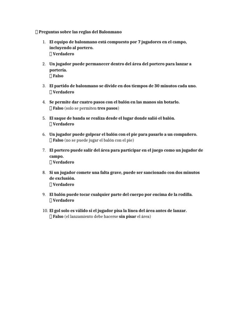 Juego Balon Mano | PDF | Deportes | Deportes de equipo