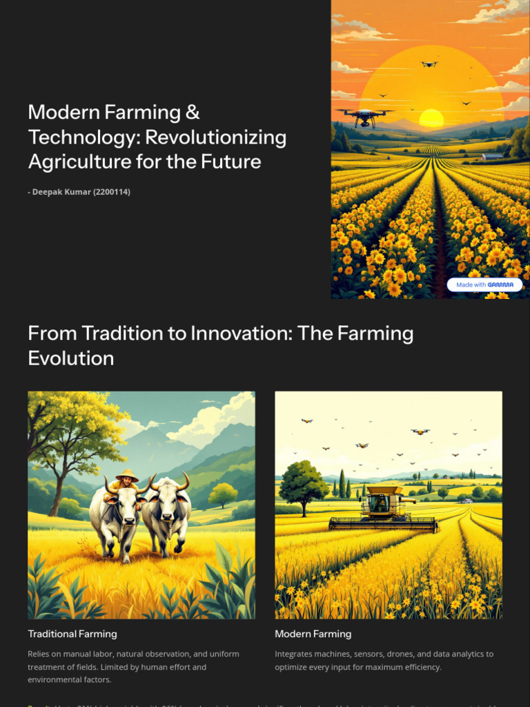 Modern Farming and Technology Revolutionizing Agriculture For The ...