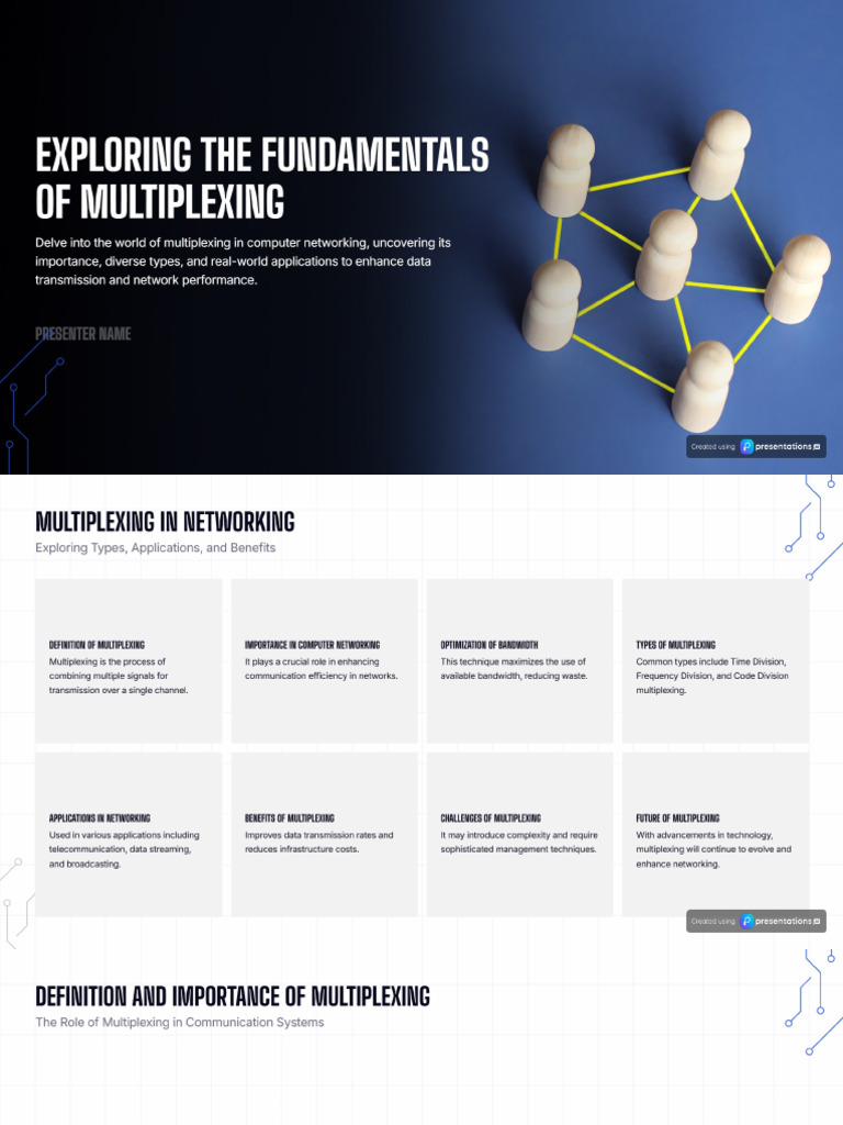 Understanding Multiplexing in Computer Networking | PDF