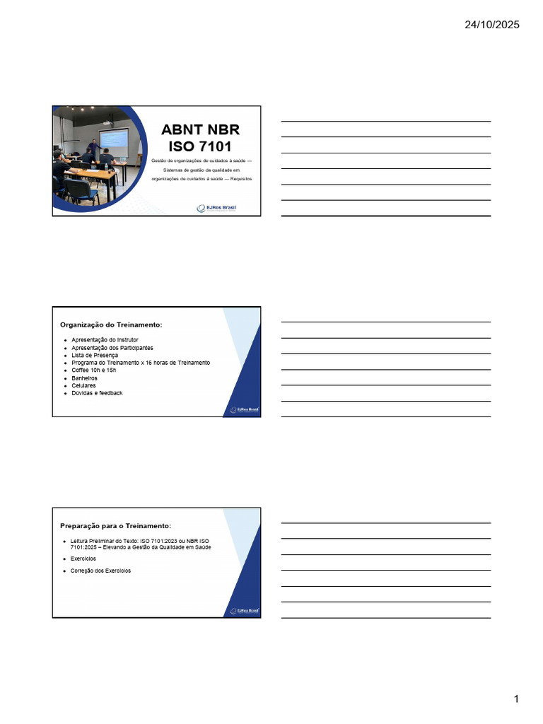 Apostila Treinamento NBR ISO 7101 | PDF | Gestão de qualidade ...