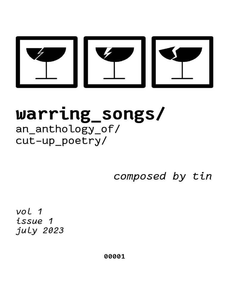 Digital Cut-Up Poetry Anthology Vol. 1 | PDF
