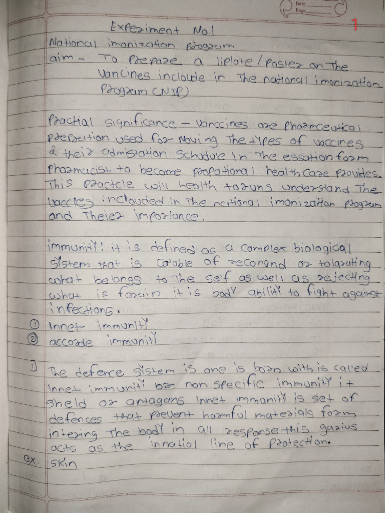 Social Pharmacy Exp No 1 | PDF