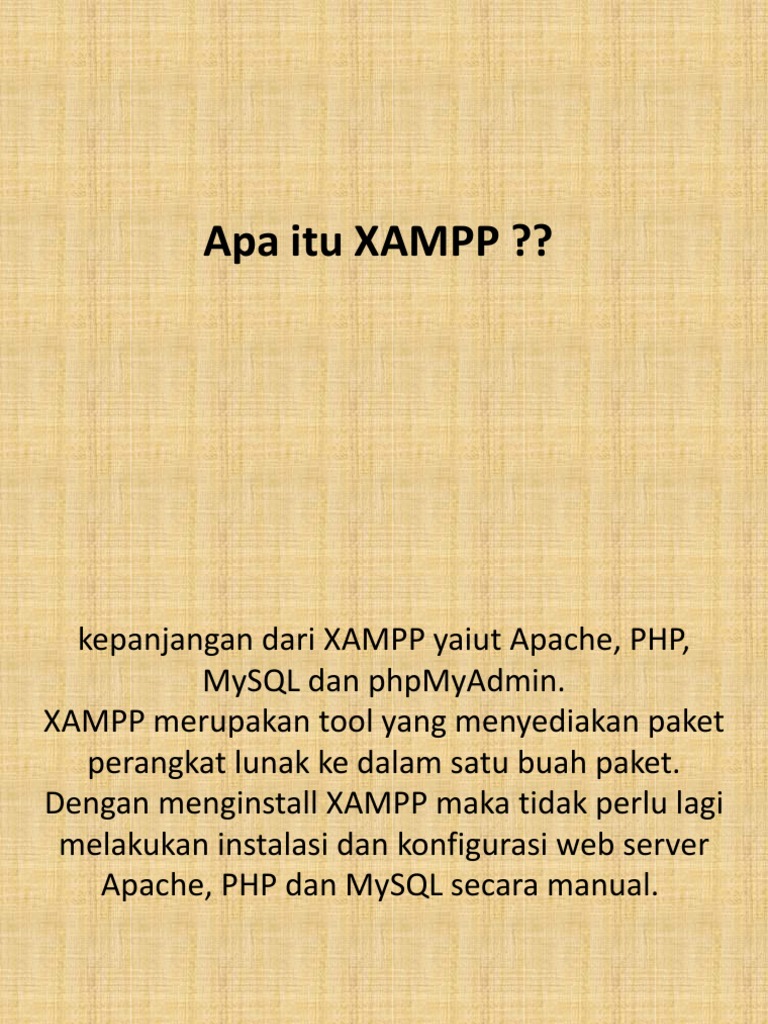 Apa Itu XAMPP | PDF | Komputer