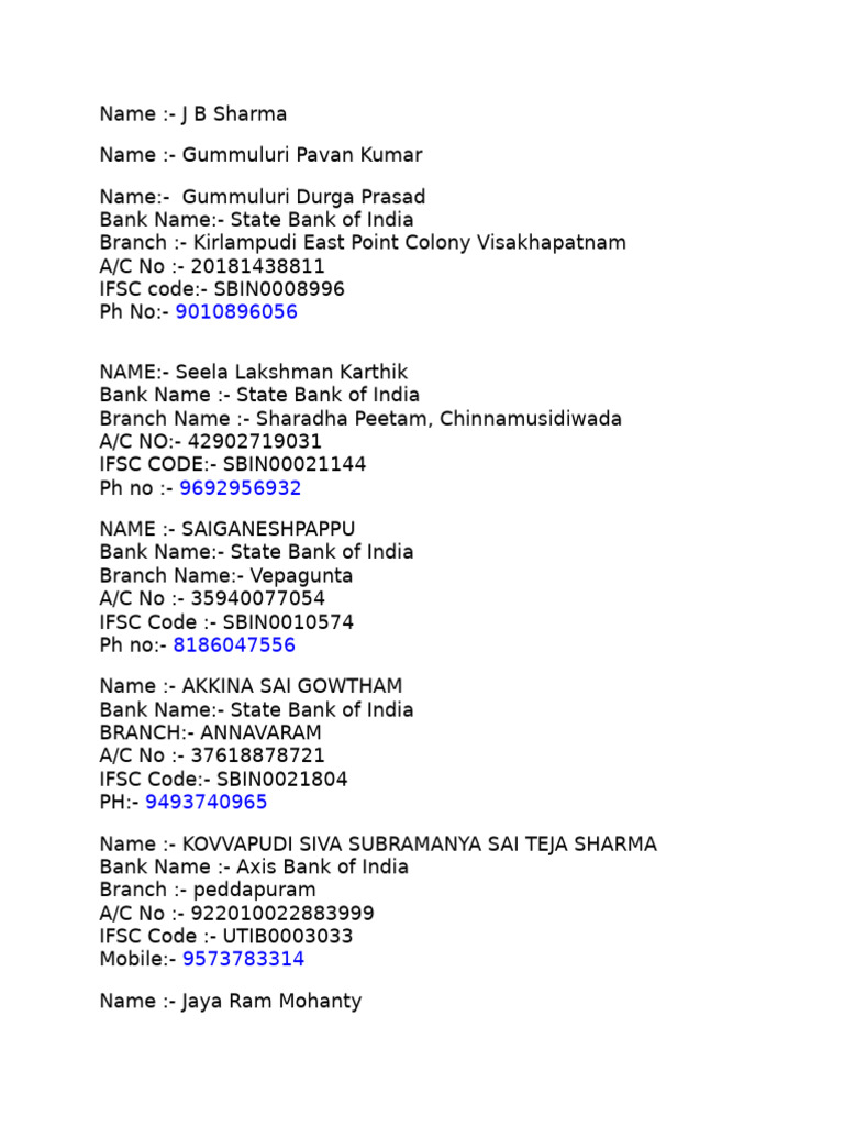 Name - J B Sharma | PDF