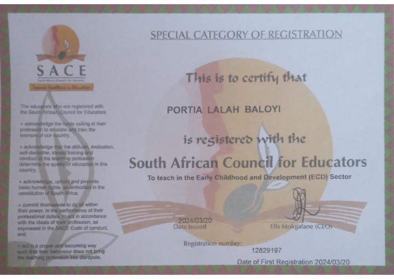 SACE | PDF