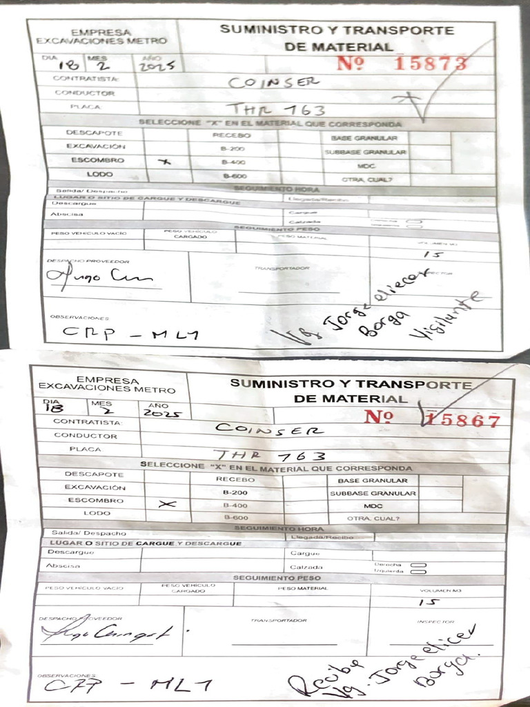 Viajes Internos Planta RCD ML1AAAAAAAAAAA | PDF