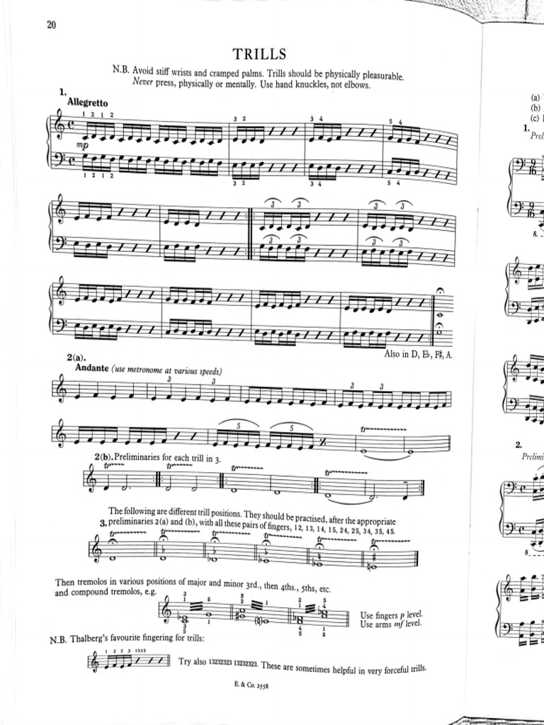 Tankard Trills Exercise | PDF