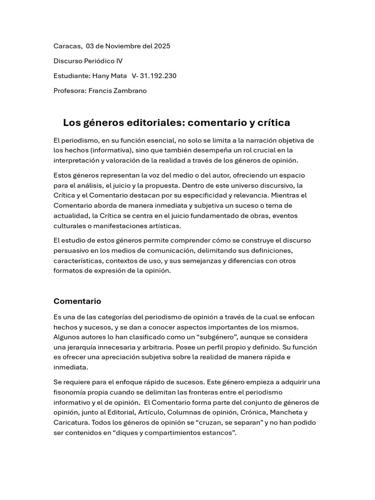 Hany Discuros Periódico | PDF | Periodismo