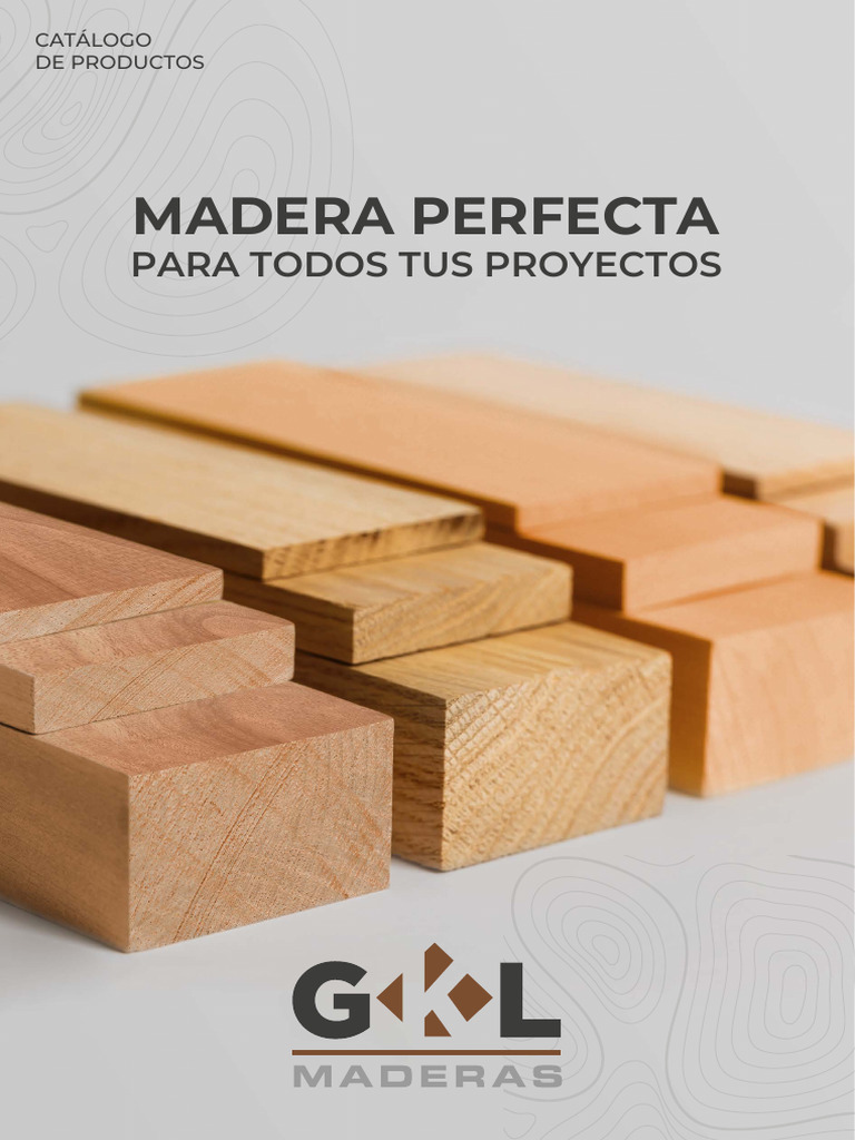 Catálogo de Productos de Madera GKL | PDF | Madera