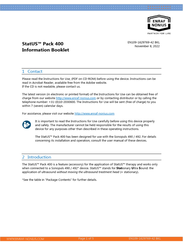 StatUS - 400 Info | PDF