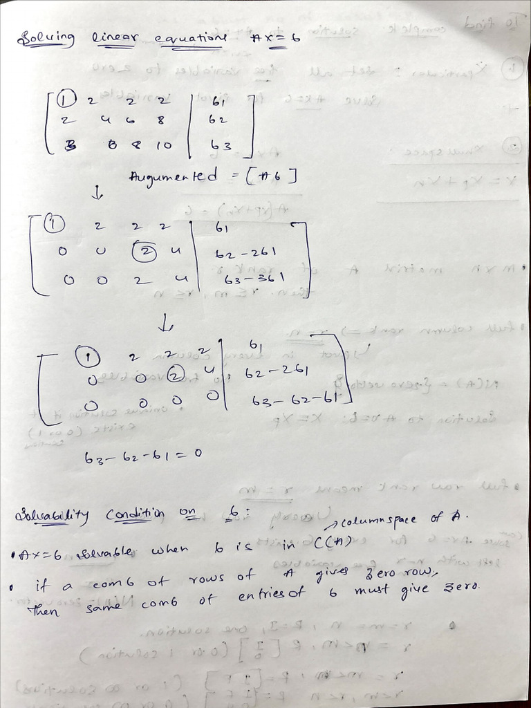 Linear Algebra Lec 8 | PDF