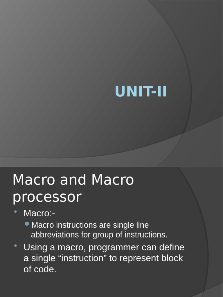 3.macro Processing | PDF | Assembly Language | Macro (Computer Science)