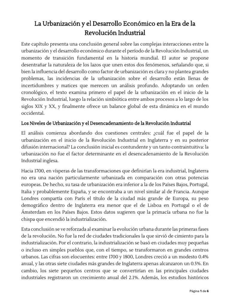 6.1 Bairoch de Jericó a México | PDF | Agricultura | Urbanización
