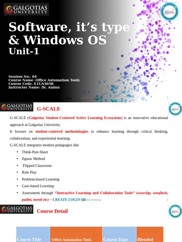 Lesson 4 - Unit 1 | PDF | Operating System | Software As A Service