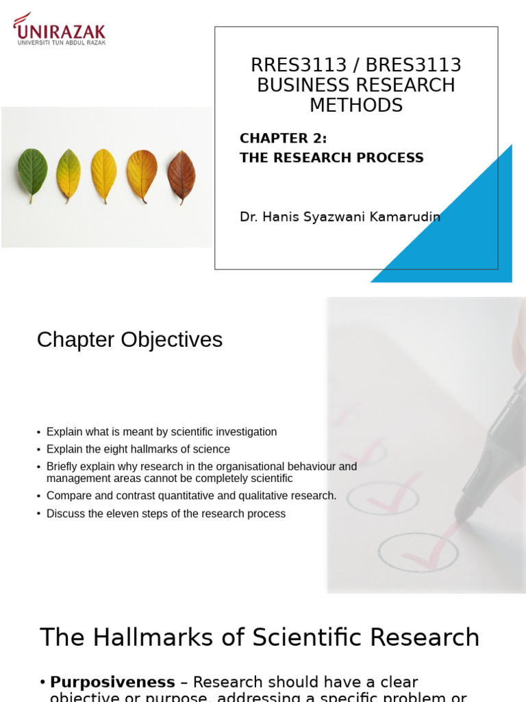 CH2 - The Research Process | PDF | Scientific Method | Qualitative Research
