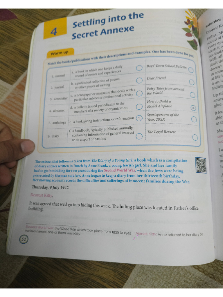 Chapter 4 Settling Into Secret Annexe | PDF