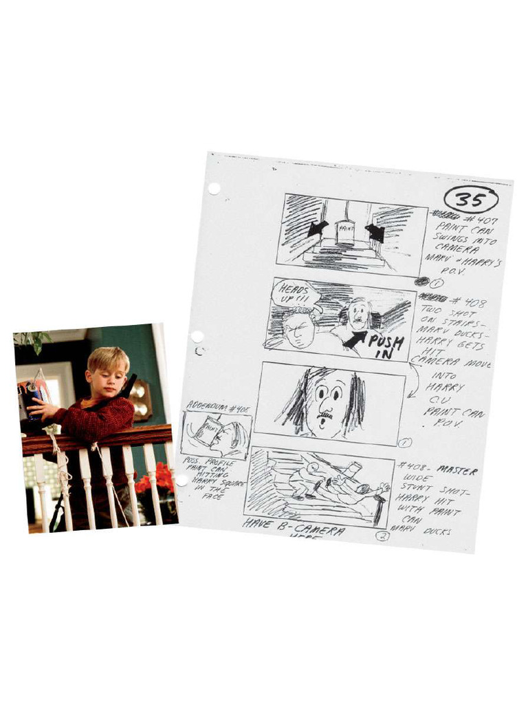 Home Alone Paint Storyboard With Photo | PDF
