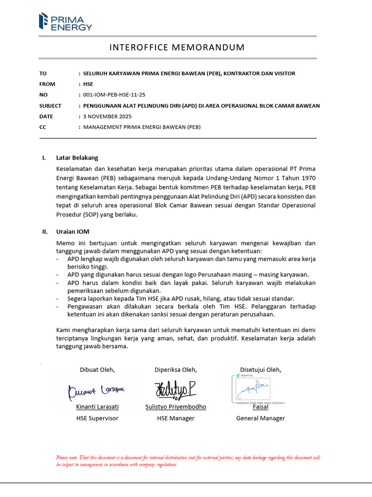 Pentingnya Penggunaan APD di PEB | PDF