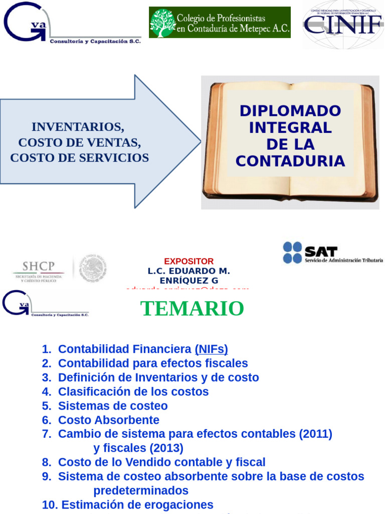 1 Inventarios y CV Fiscal y Financiero - 17 - 10 - 18 | PDF ...