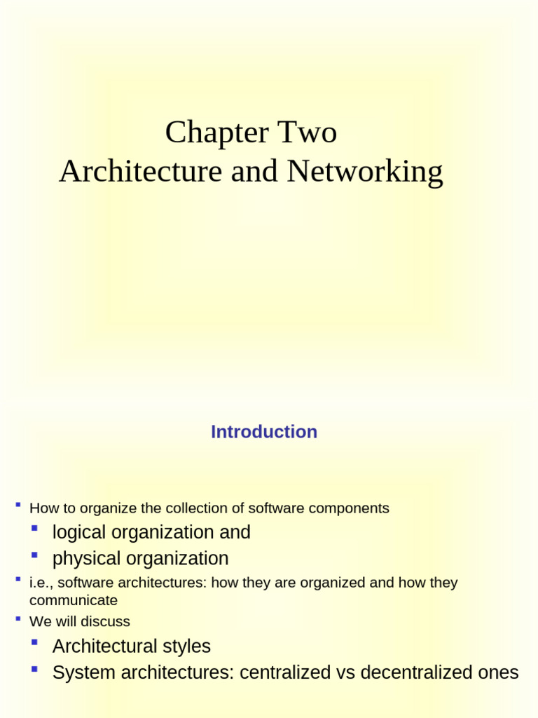 DS Chapter Two | PDF | Computer Network | Client–Server Model