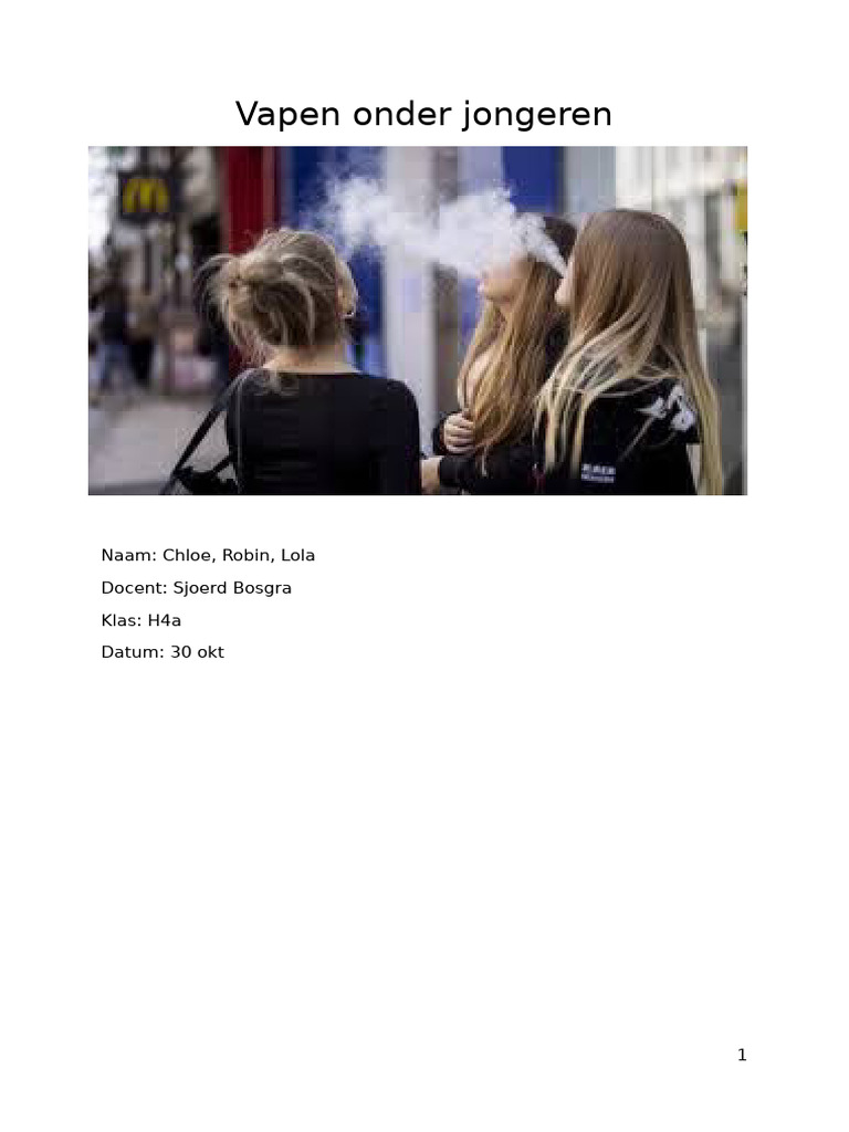 Vapen Onder Jongeren 2FM | PDF