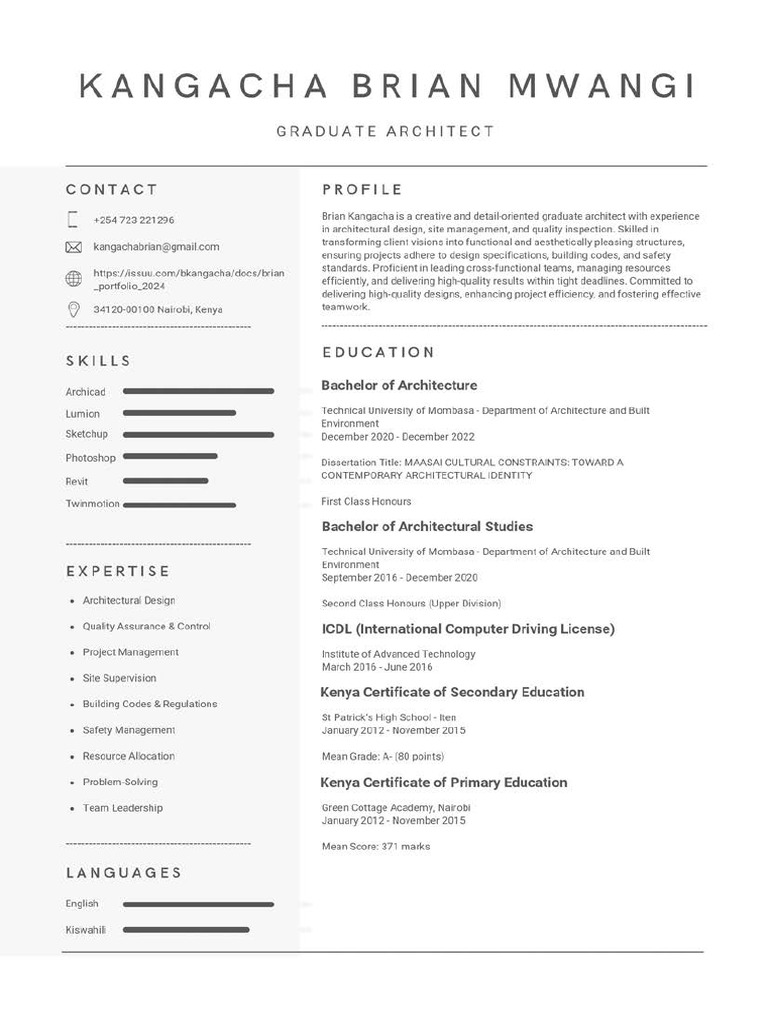 BRIAN Curriculum Vitae 2025 | PDF