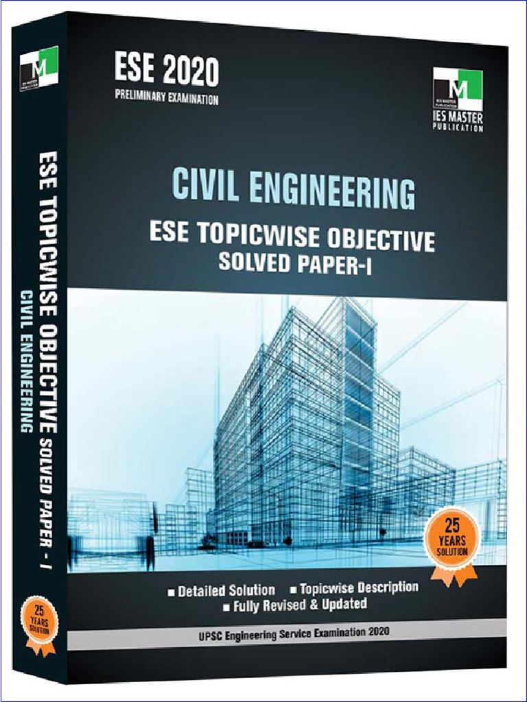 ESE Civil Engineering Solved Papers 1995-2019 | PDF | Young's Modulus ...