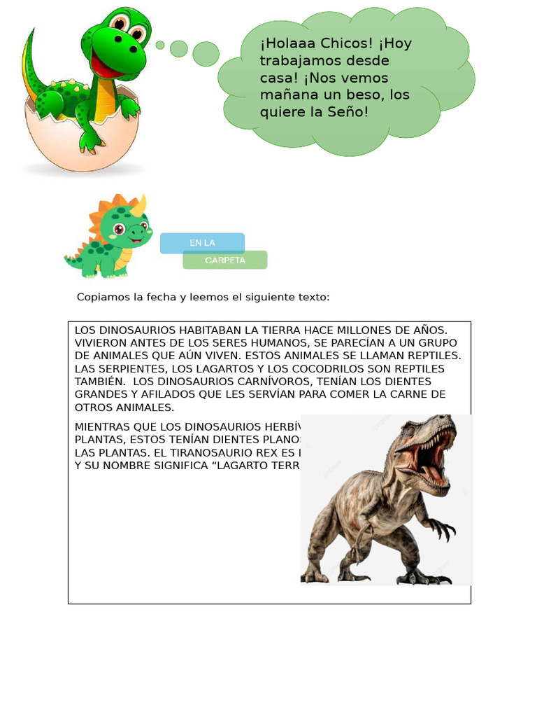 Dinosaurs: Carnivores vs Herbivores | PDF