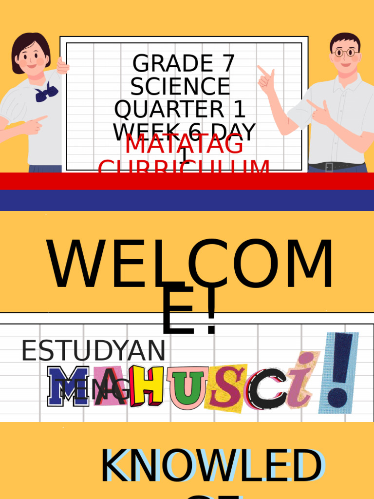 WEEK 6 DAY 1 G7 SCIENCE Q1 | PDF | Measurement | Mole (Unit)