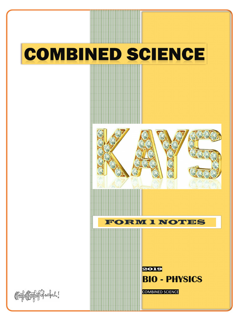 Combined Science Form 1 Notes | PDF | Flowers | Pollination