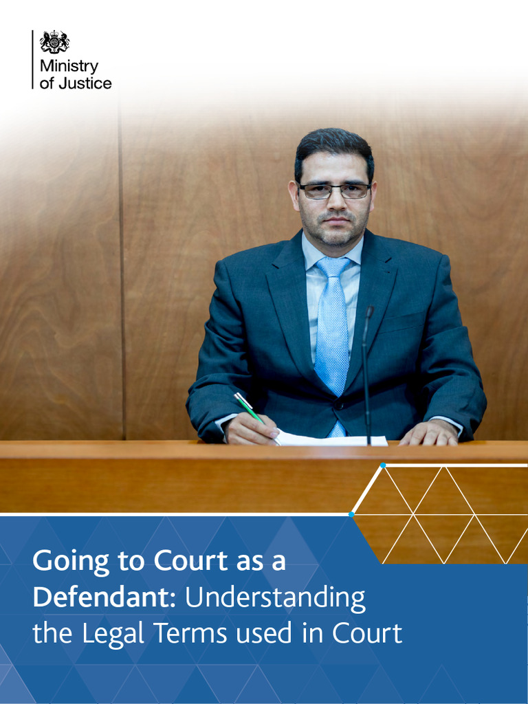Legal Terms for Court Defendants | PDF | Common Law | Legal Procedure
