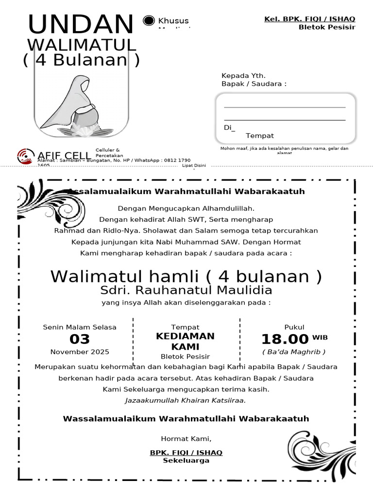 Undangan Hamli | PDF