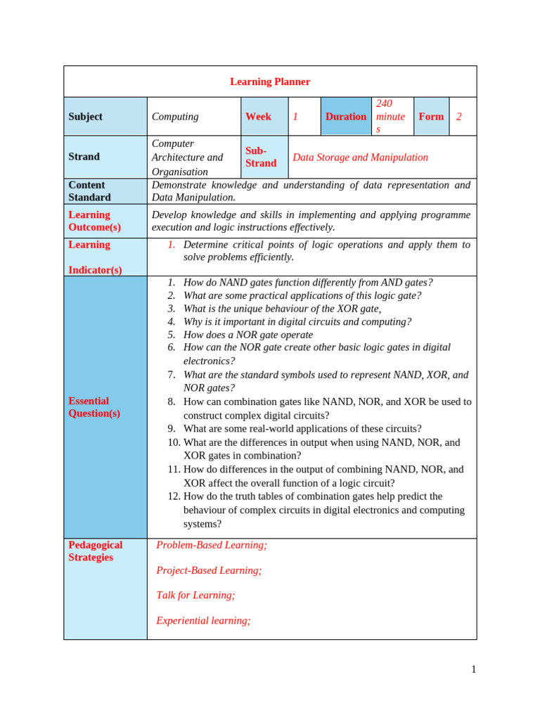 Year 2 COMPUTING 24 Week Learning Plan 02082024 | PDF | Central ...