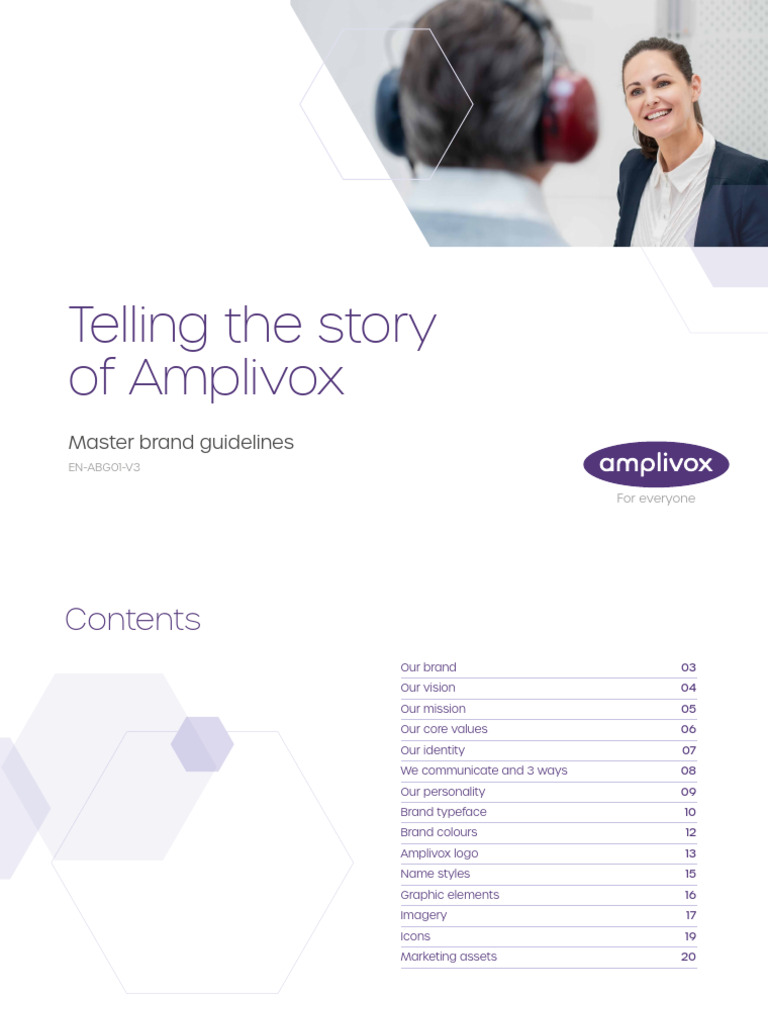 Amplivox Brand Guidelines Overview | PDF | Brand | Typefaces