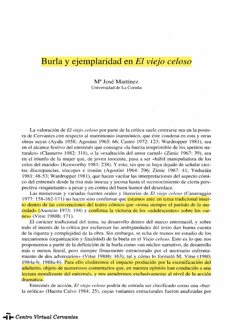 Martínez - López, Maria Josefa - Burla y Ejemplaridad en El Viejo ...