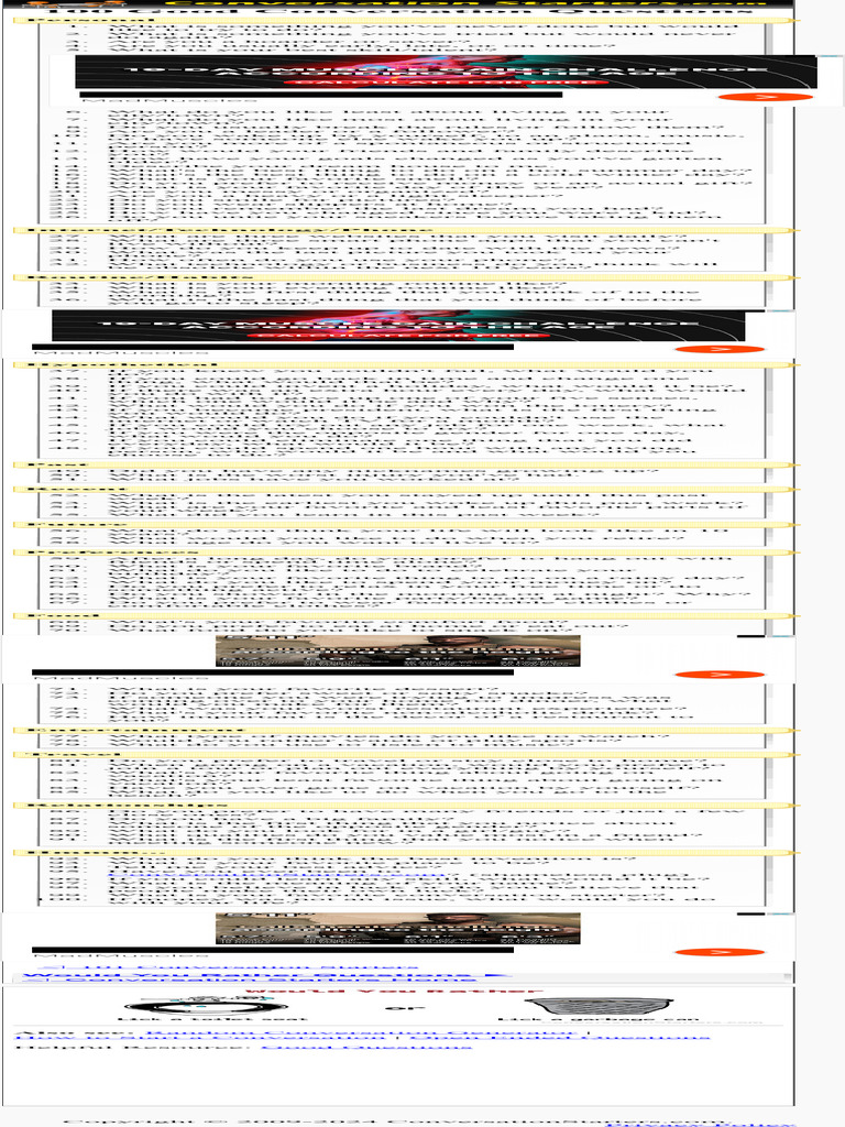 100 Good Conversation Questions | PDF