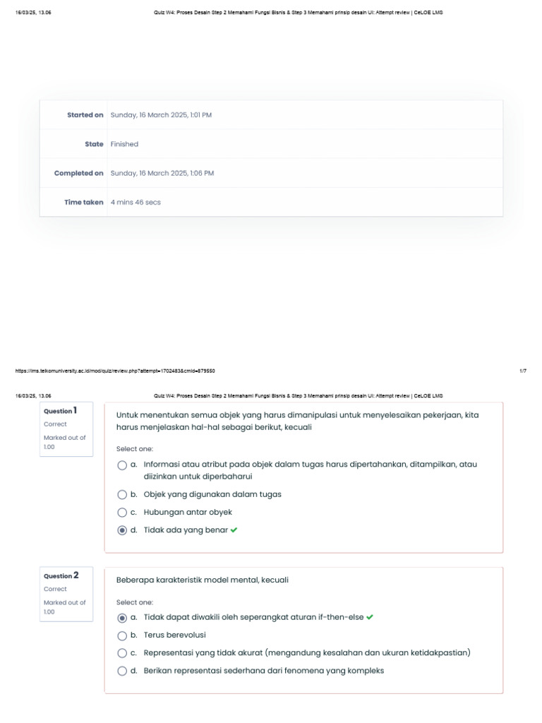 Quiz W4_ Proses Desain Step 2 Memahami Fungsi Bisnis & Step 3 Memahami Prinsip Desain UI ...