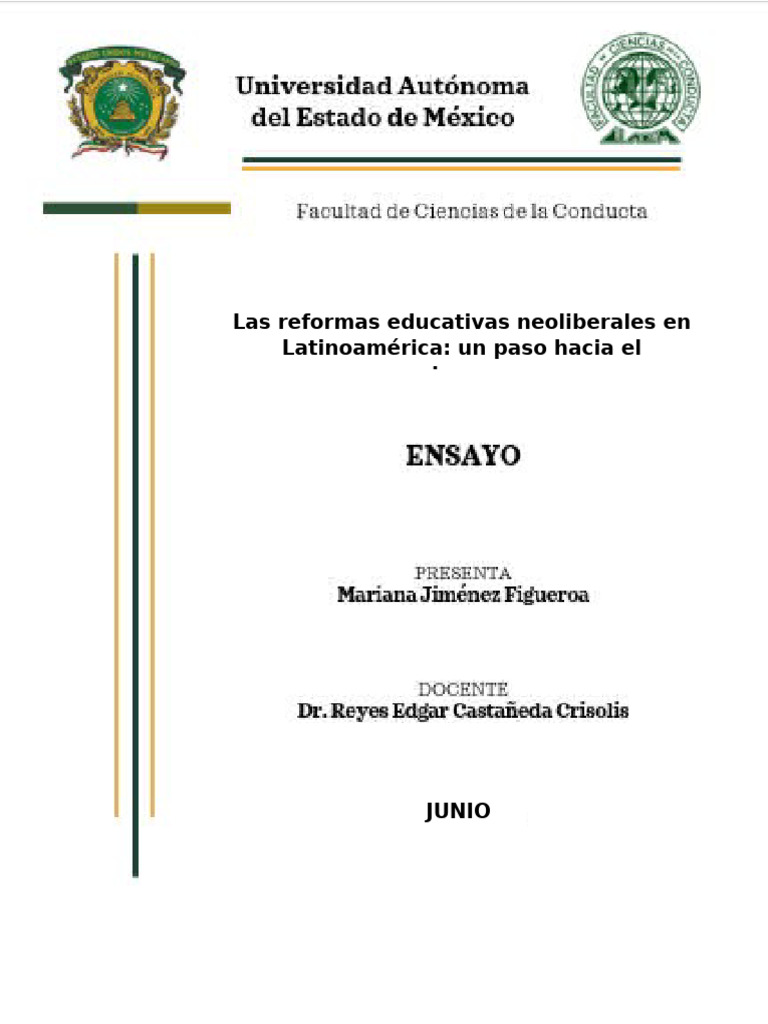 Ensayo Crisolis 2 | PDF | Evaluación | Escuelas