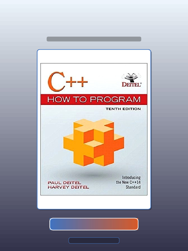 Answers for C How to Program 10th Edition by Paul J Deitel eBook and ...