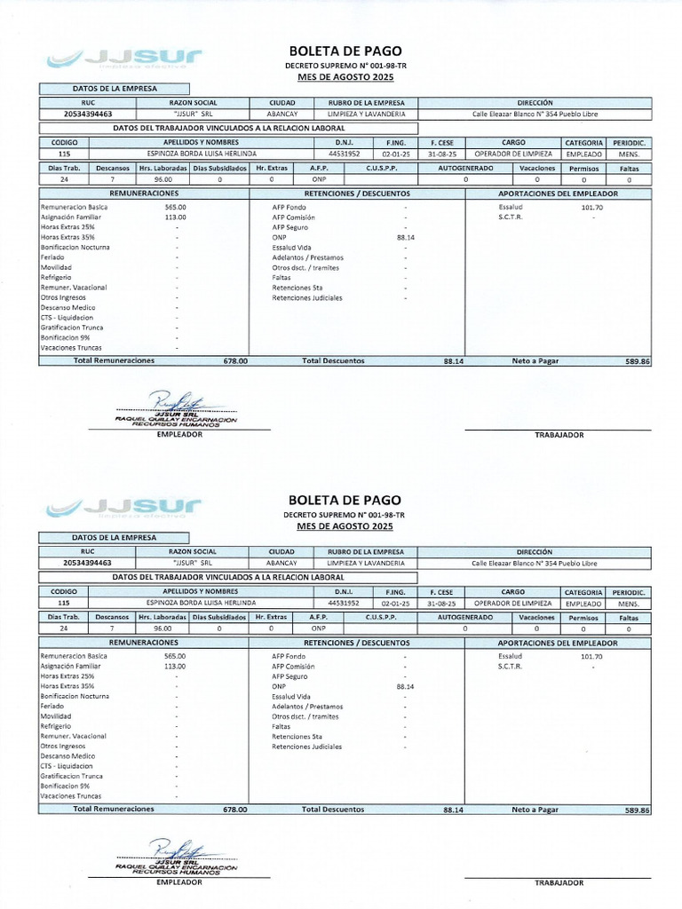 Espinoza Borda Luisa | PDF