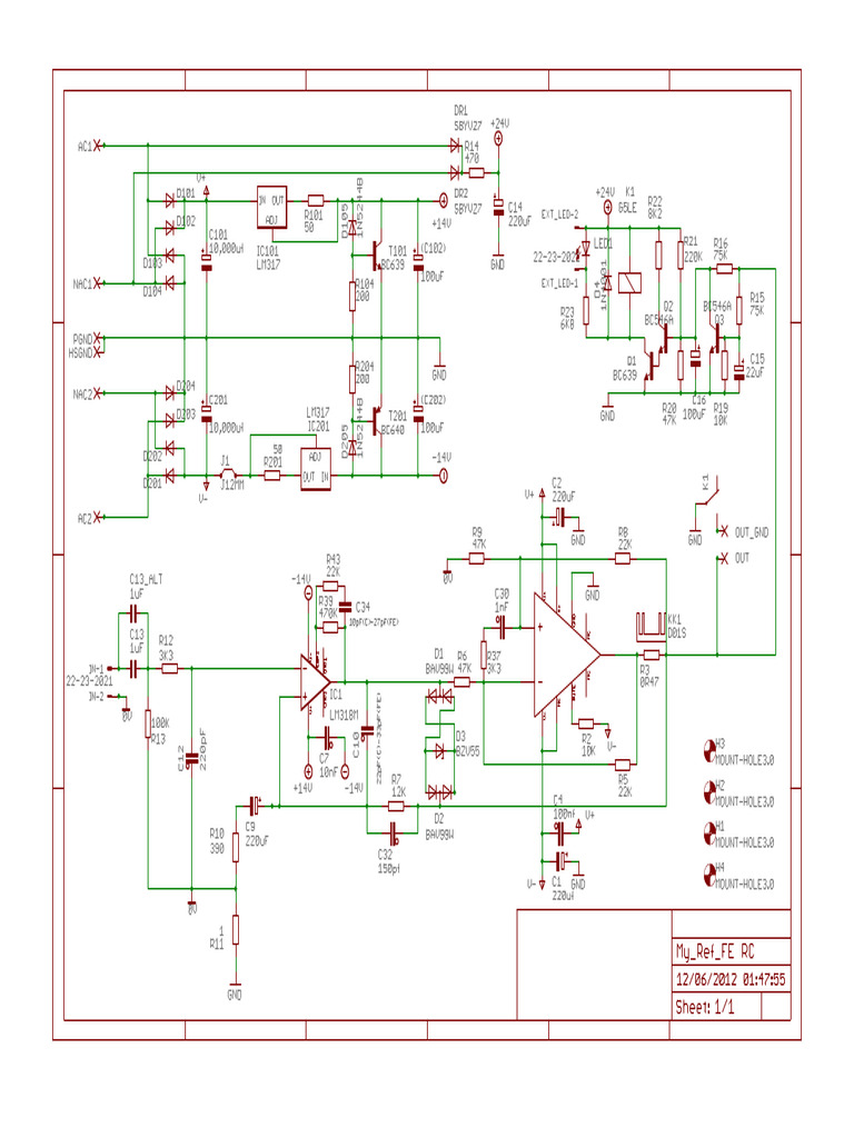 My_Ref_FE RC - Schematic | PDF