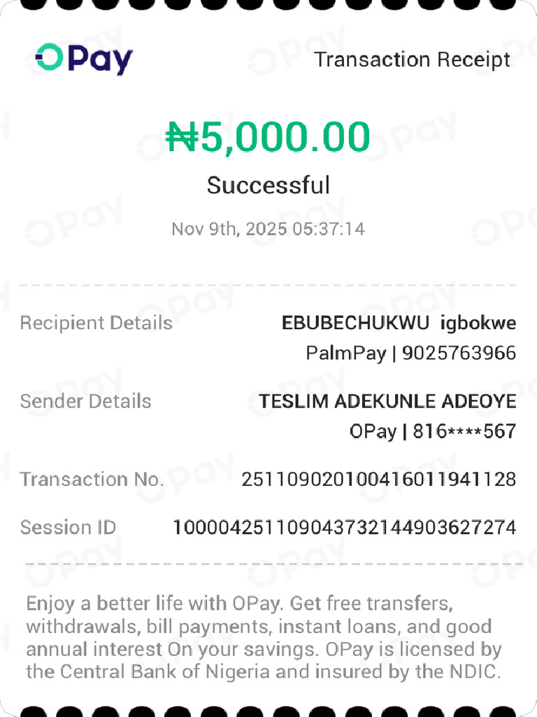 Transaction Receipt-251109020100416011941128 | PDF