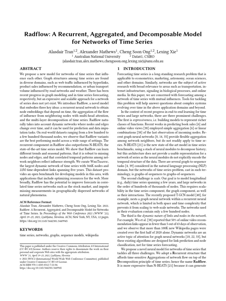 2102.07289 Radflow Tran | PDF | Time Series | Autoregressive Integrated ...