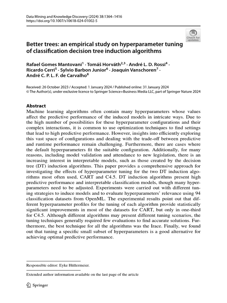 (2024)Better Trees_an Empirical Study on Hyperparameter Tuning of Classification Decision Tree ...