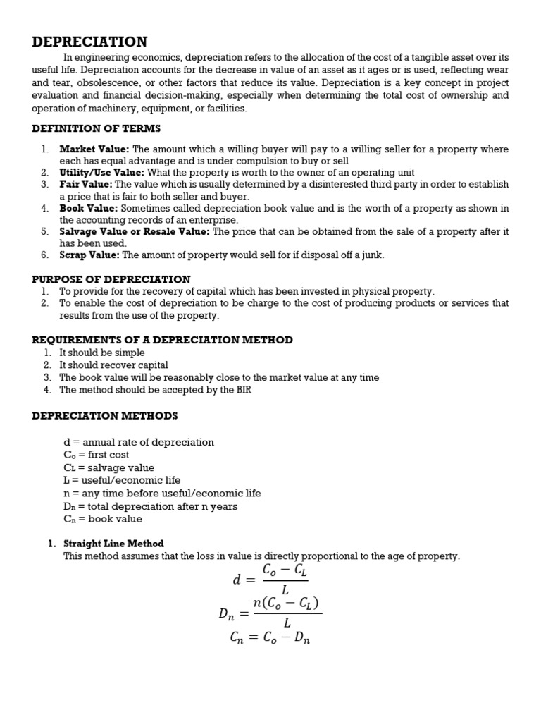 Depreciation | PDF | Depreciation | Book Value