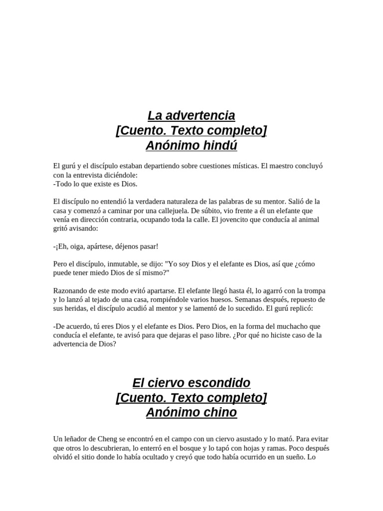 Anónimo - Cuentos Anónimos | PDF | Infierno | Perfume