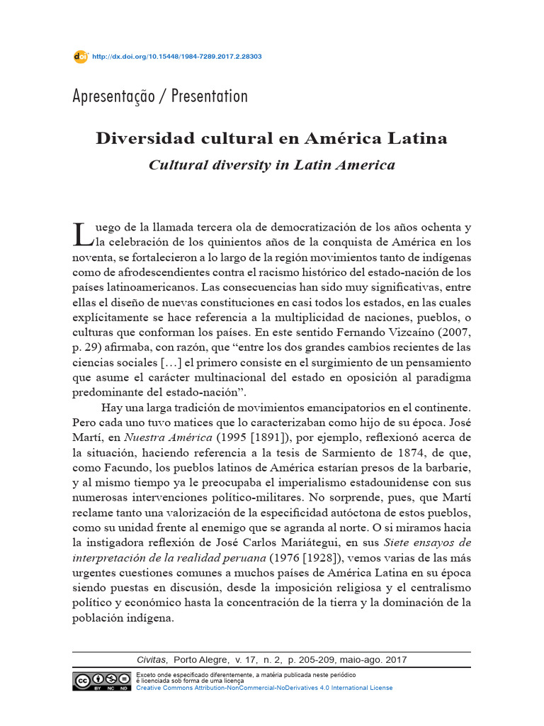 Diversidad Cultural en America Latina | PDF | America latina | Grupo ...