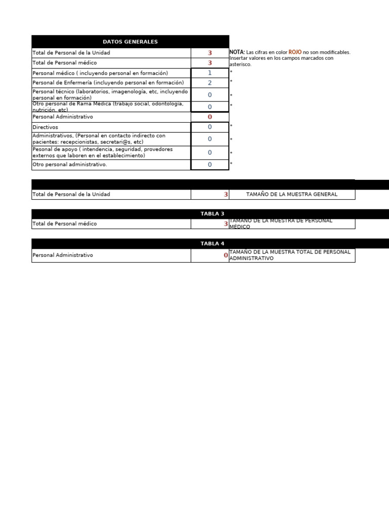 Tabla - Calculo - de - Muestra Umm 314 Loma Bonita | PDF