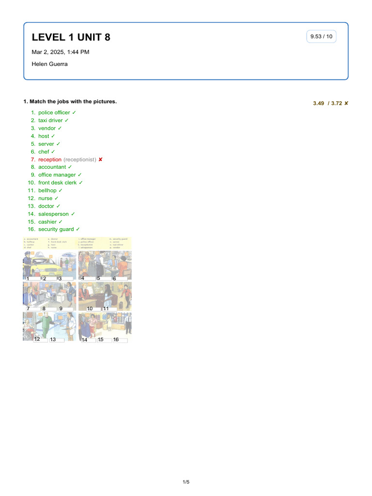 Level 1 Unit 8 - Helen Guerra | PDF | Chess Theory | Chess